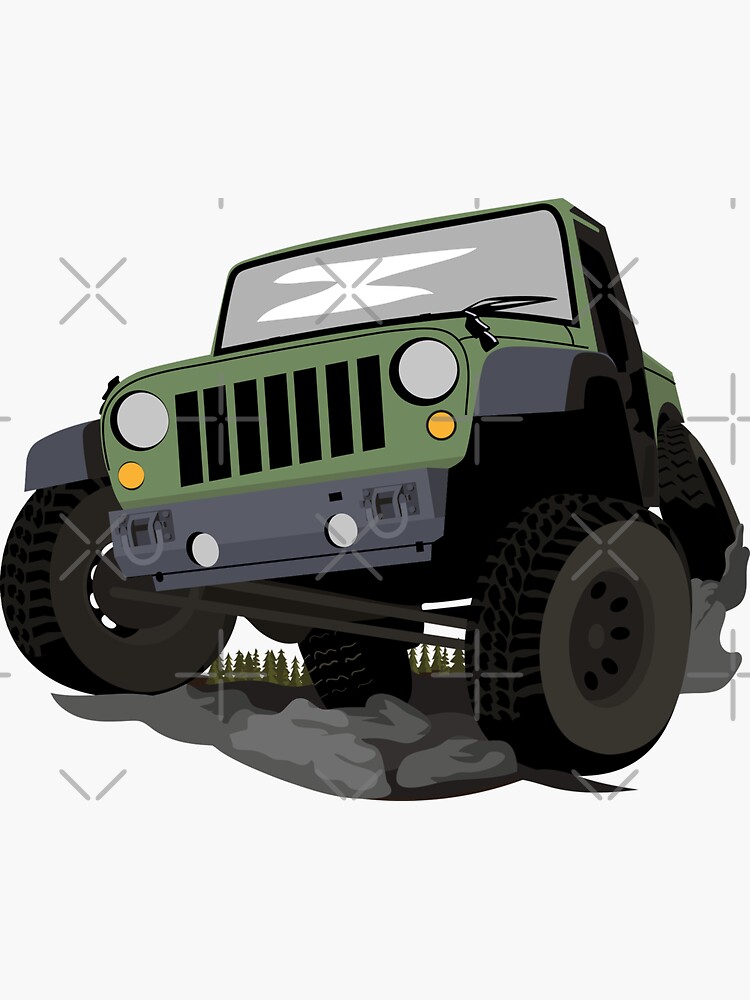 "No Road No Problem 4x4 Off-Road Design" Sticker for Sale by ...