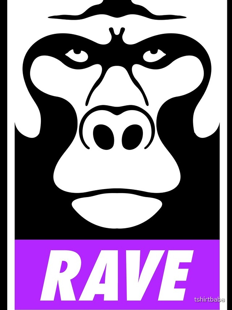 "Rave Monkey " iPhone Case for Sale by tshirtbaba | Redbubble