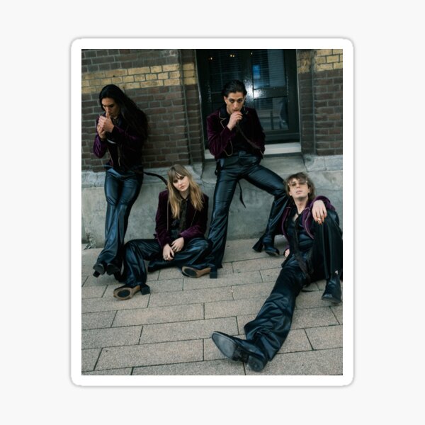 "Maneskin" Sticker by rothsabrina | Redbubble