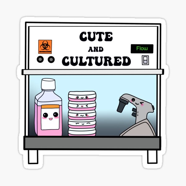 "Cell Culture " Sticker for Sale by BonitaAcademia | Redbubble