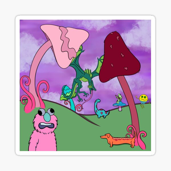 "Cursed #2" Sticker by Carlee-O-Draws | Redbubble