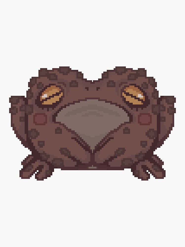 "A Friendly Toad" Sticker by punkrockghost | Redbubble