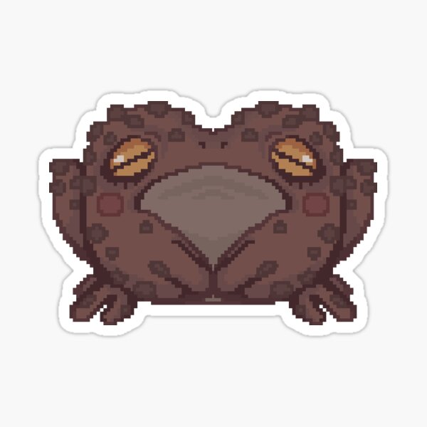 "A Friendly Toad" Sticker by punkrockghost | Redbubble