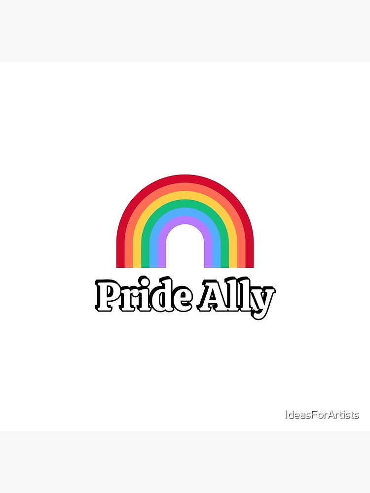 "Pride Allyship Pride Ally Rainbow" Poster for Sale by IdeasForArtists ...
