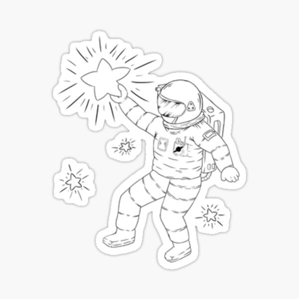 "STARCHASER" Sticker by DonaK945 | Redbubble