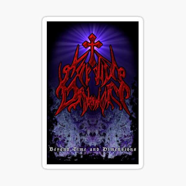 "Auralian Disharmony - Beyond Time and Dimensions" Sticker for Sale by ...