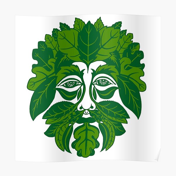 "Greenman logo" Poster by CadeSkywalker38 | Redbubble