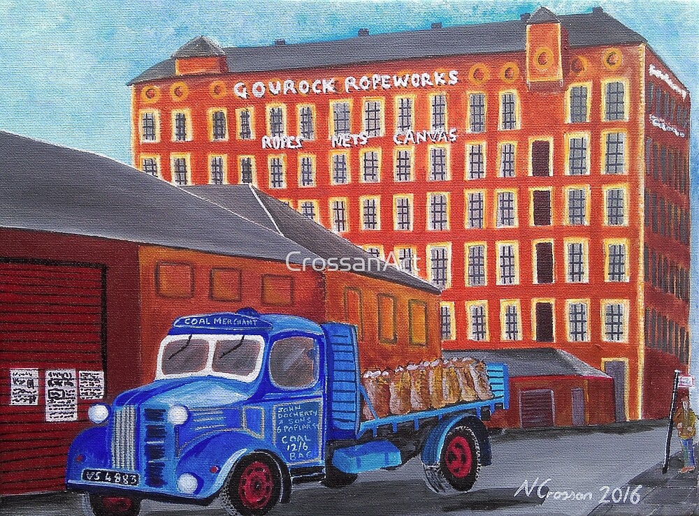 "Gourock Ropeworks, Vintage Auston Lorry, Old Port Glasgow" by ...