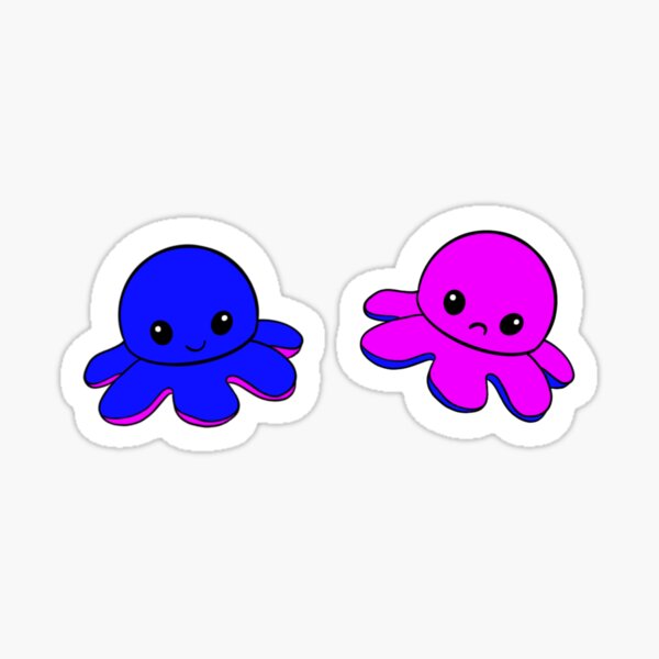 "mood octopus" Sticker for Sale by shakiraa | Redbubble