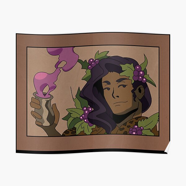 Dionysus Poster Hades Poster For Sale By Migi Desu Redbubble