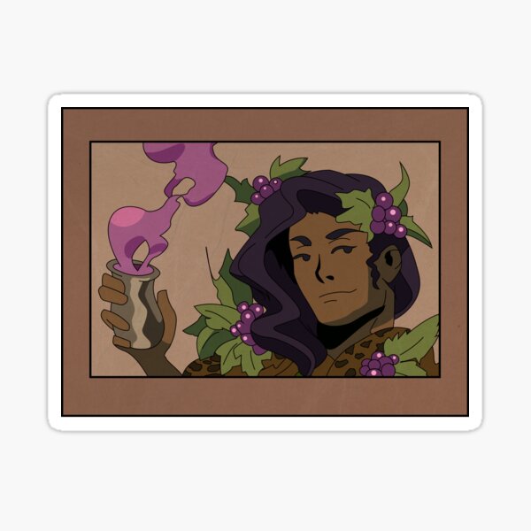 Dionysus Poster Hades Sticker For Sale By Migi Desu Redbubble