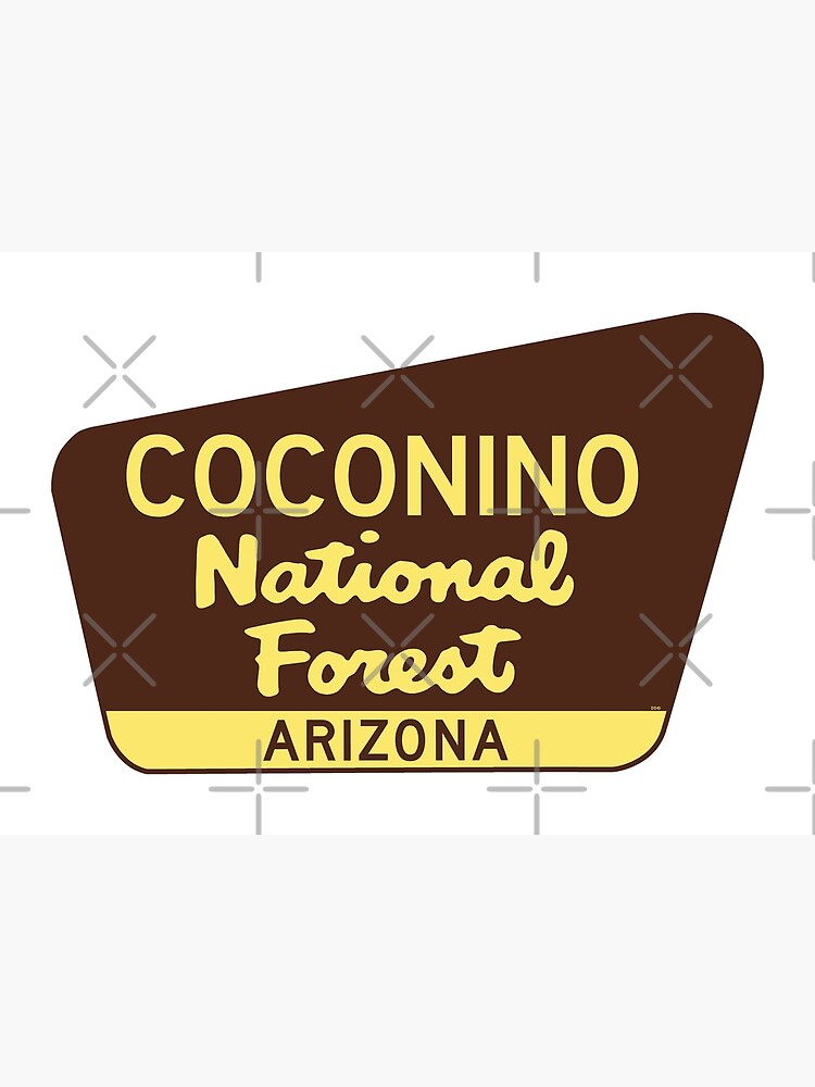"Coconino National Forest Arizona Sign AZ" Poster for Sale by ...