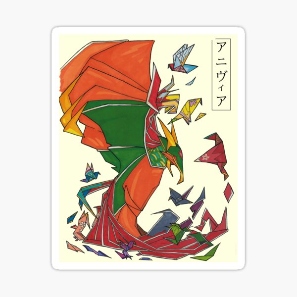 "Anivia Origami" Sticker for Sale by Ma-chan | Redbubble