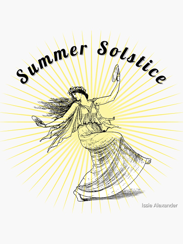 "Summer Solstice. Vintage Collection" Sticker for Sale by OddSpace ...