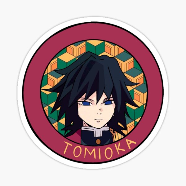 "Tomioka Kimutsu no yaiba" Sticker for Sale by uchix | Redbubble