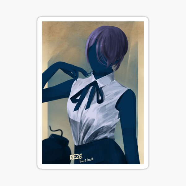 "Reze Chainsaw Man" Sticker for Sale by ijunk | Redbubble