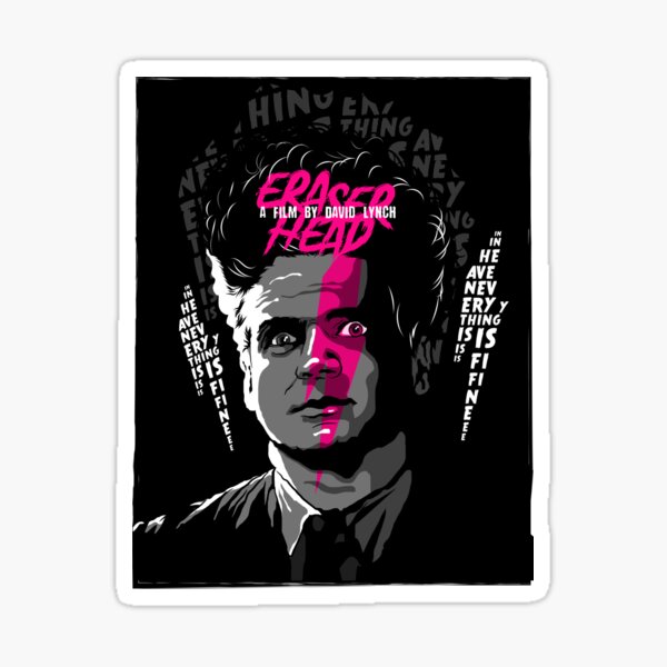 "Eraserhead" Sticker for Sale by BladePatron | Redbubble