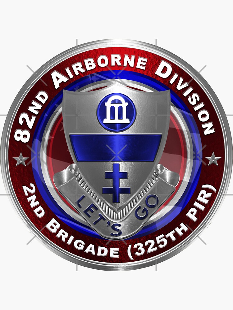 "82nd Airborne Division 2nd Brigade 325th PIR" Sticker for Sale by ...