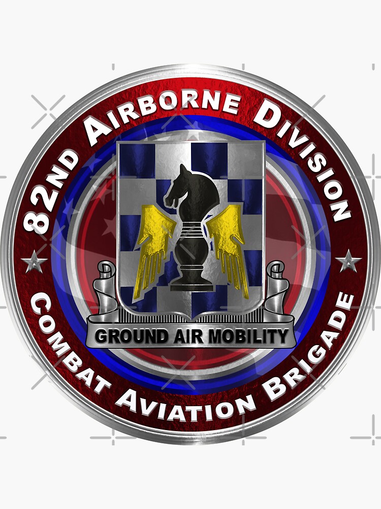 "82nd Airborne Division Combat Aviation Brigade " Sticker for Sale by ...