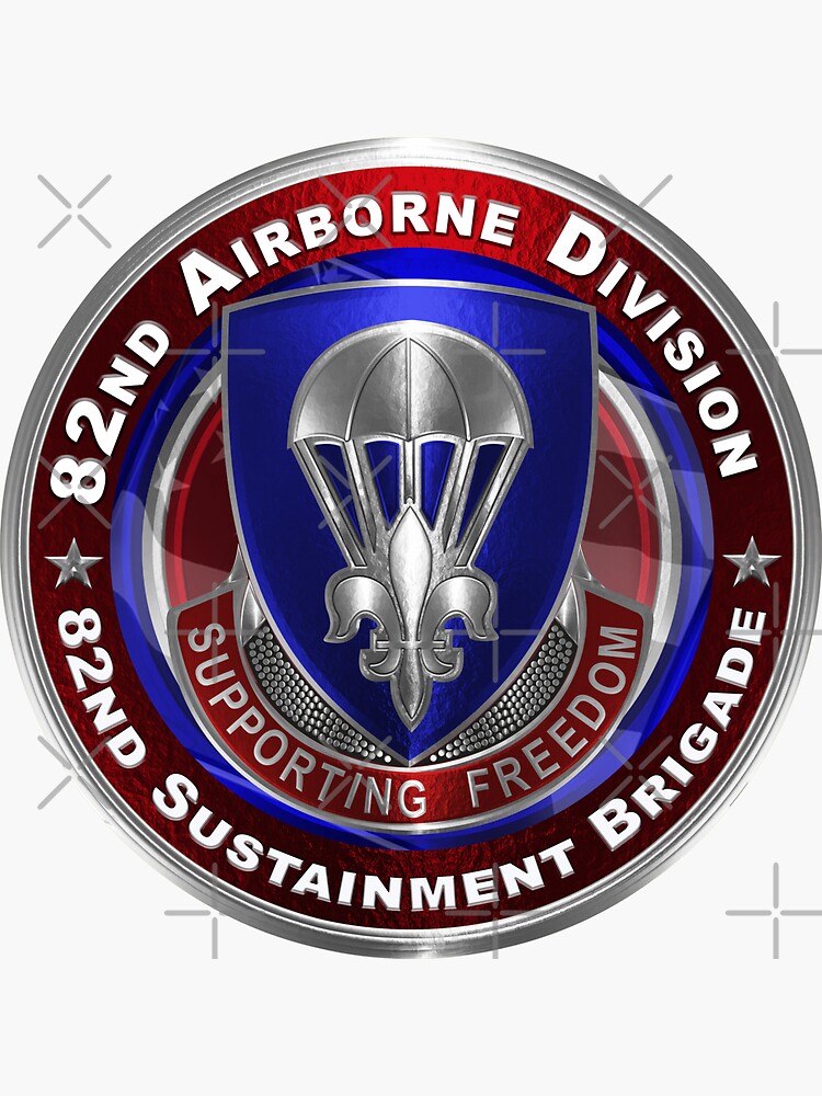 "82nd Airborne Division Sustainment Brigade " Sticker for Sale by ...
