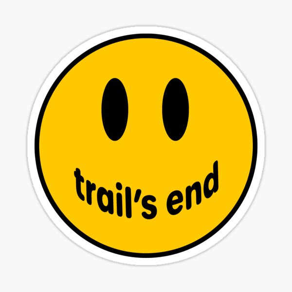 "Trail's End Smile" Sticker for Sale by drewsandler | Redbubble