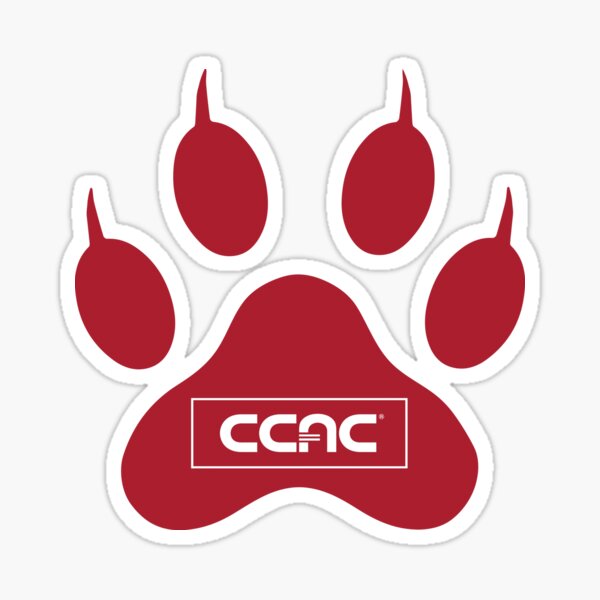 "CCAC Cougars" Sticker by Nollopa | Redbubble