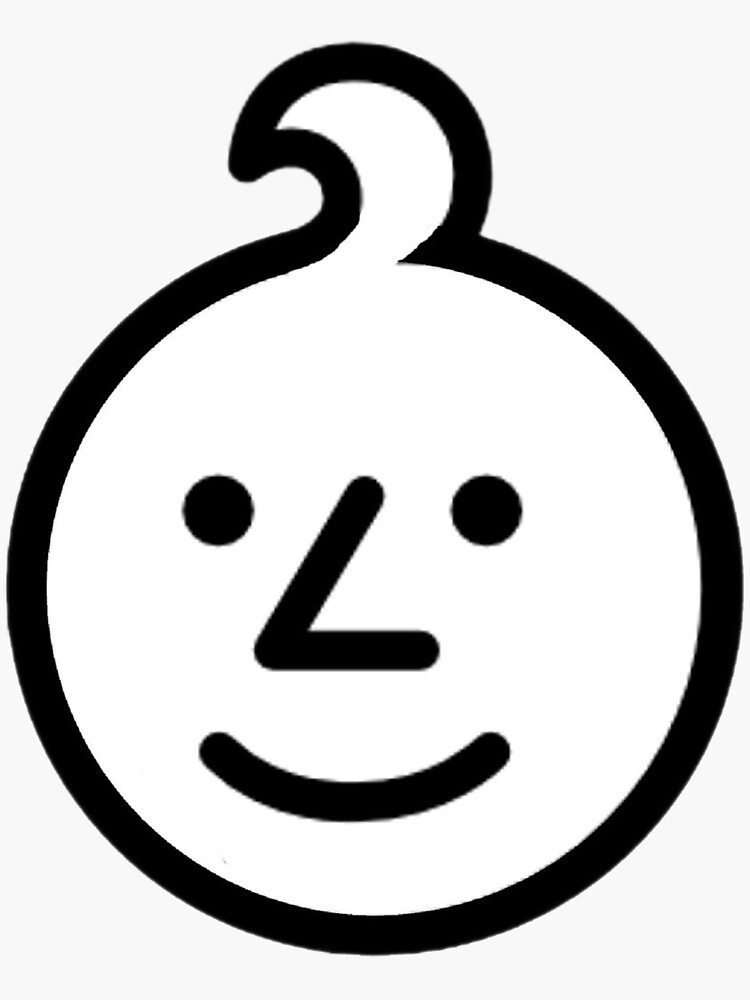 "0-3 Happy Face" Sticker for Sale by celery-man | Redbubble