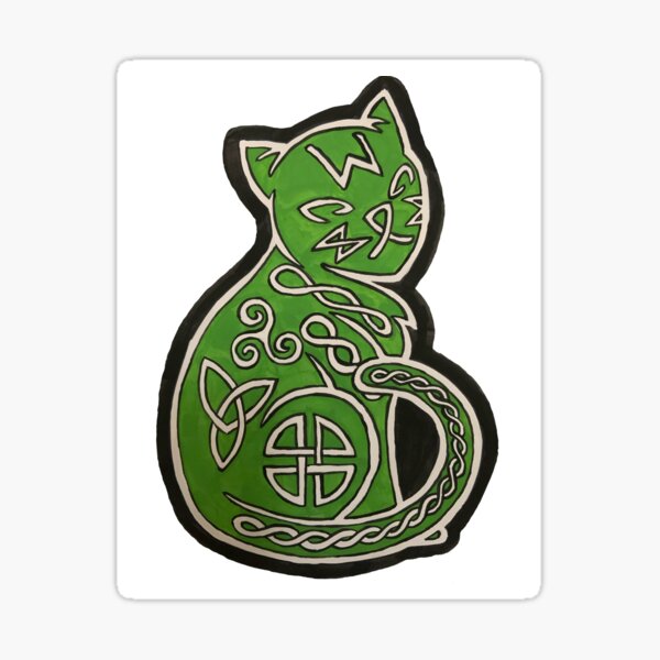 "Celtic Wraith" Sticker for Sale by Tanuki-Ra | Redbubble