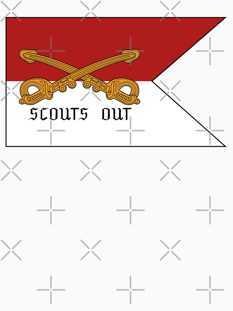 "Scouts Out Cavalry Guidon" T-shirt for Sale by jcmeyer | Redbubble ...
