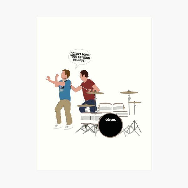 "Step Brothers Drum Set" Art Print for Sale by rippPrints | Redbubble