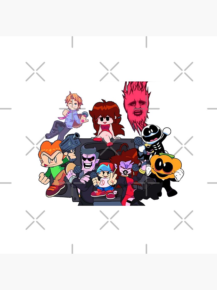 " Friday night funkin all the characters " Poster for Sale by ...