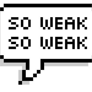 "UNCLE ROGER "So Weak"" Sticker for Sale by audibl | Redbubble