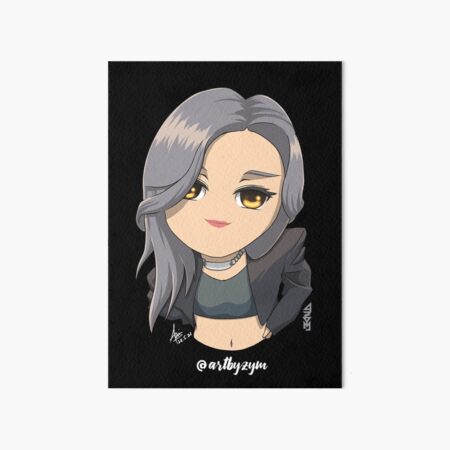 "Itzy - Yuna Chibi ver." Art Board Print by artbyzym | Redbubble