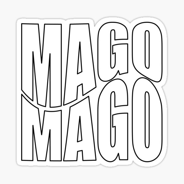 "GFriend - MAGO typography" Sticker for Sale by ljgxz | Redbubble