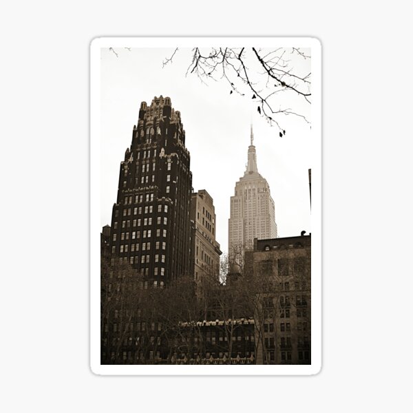 "Empire State Building" Sticker for Sale by stevestones | Redbubble