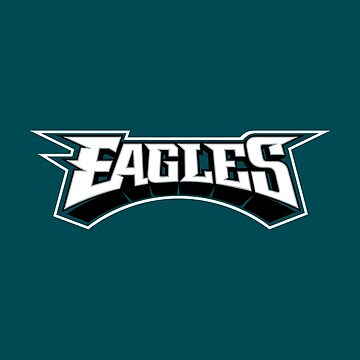 "Football Eagles wordmark" Sticker for Sale by tosrafael | Redbubble