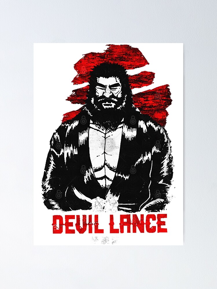 Póster «El diablo Lance Kuroki Gensai Kengan Ashura» de MinatraMa ...