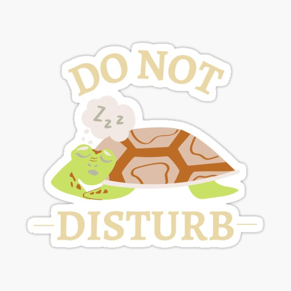 "Funny design Do not disturb" Sticker for Sale by ArTips | Redbubble