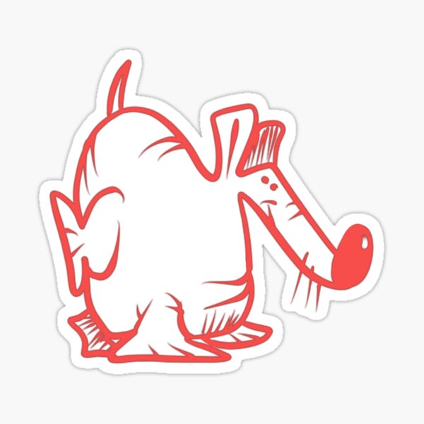 "Walk with doggo Burt " Sticker by Phantus | Redbubble