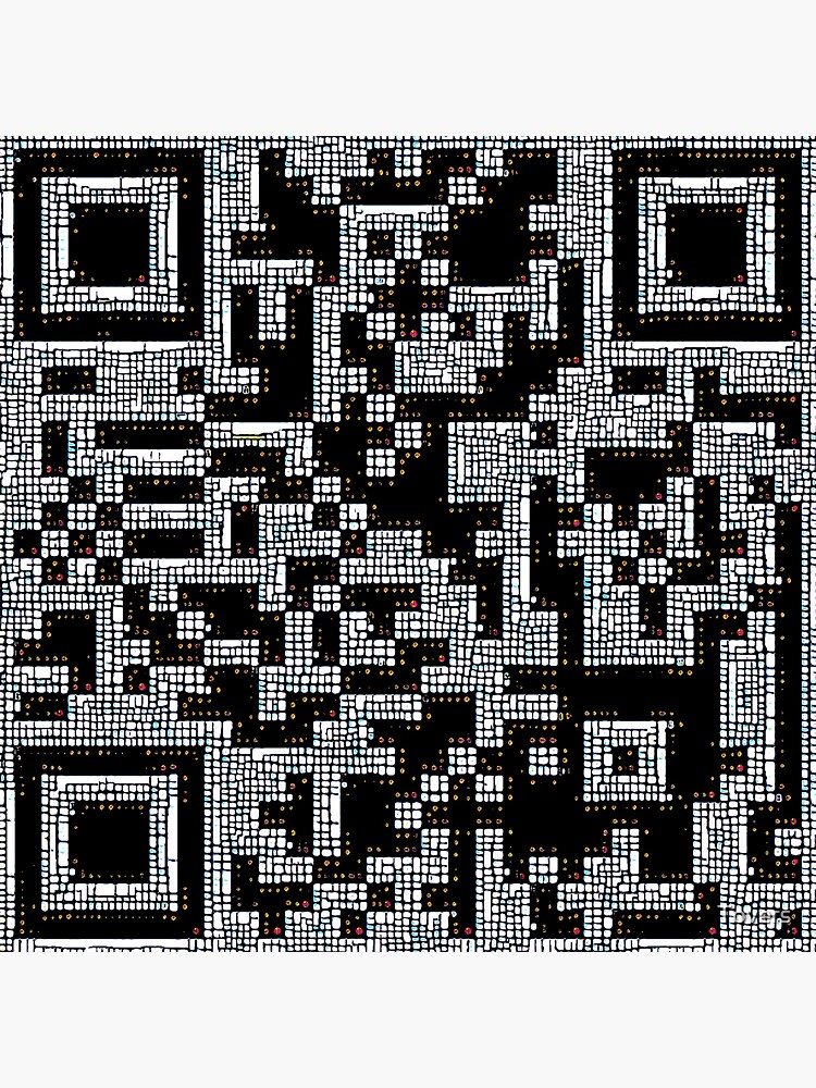 "QR Maze" Sticker by Tovers | Redbubble