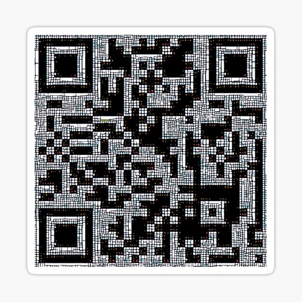 "QR Maze" Sticker for Sale by Tovers | Redbubble