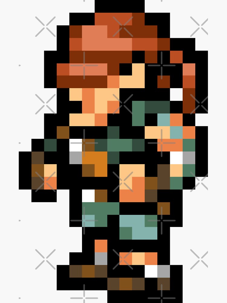 Pegatina «Final Fantasy IX - Marcus Sprite» de SpriteZone | Redbubble