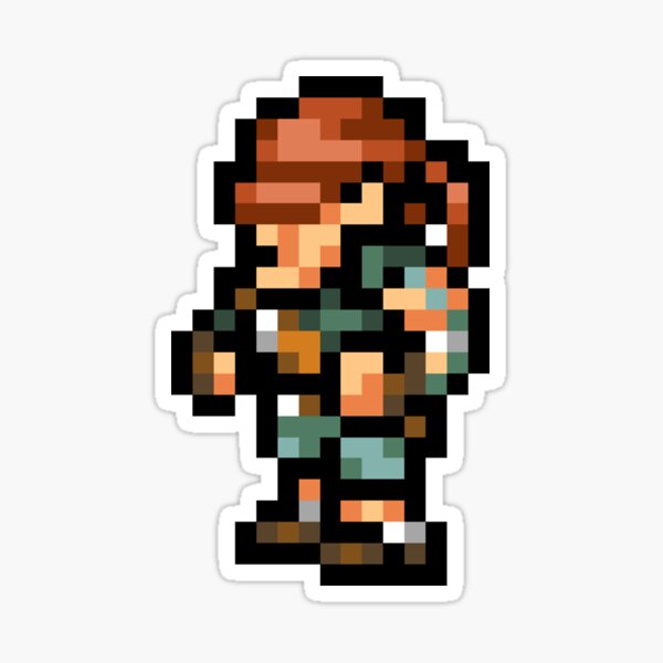 Pegatina «Final Fantasy IX - Marcus Sprite» de SpriteZone | Redbubble