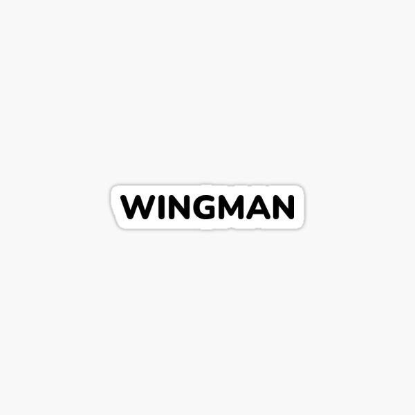 "Wingman" Sticker by PerivoliTees | Redbubble