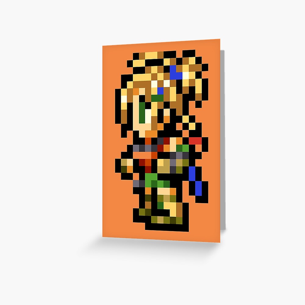 "Final Fantasy X - Rikku Sprite" Greeting Card by SpriteZone | Redbubble