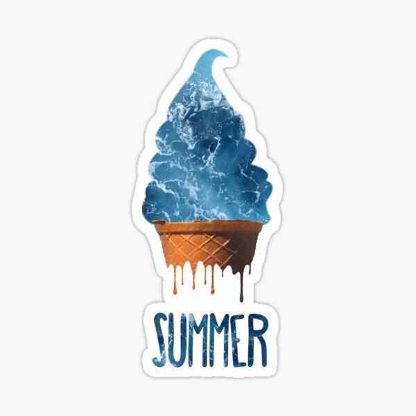 "Summer is my season, SUMMERTIME ICE CREAM, ocean waves ice cream ...