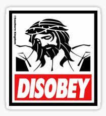 Disobey: Stickers | Redbubble