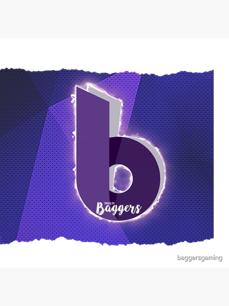 "Baggers Ripped Banner Logo" Pin for Sale by baggersgaming | Redbubble