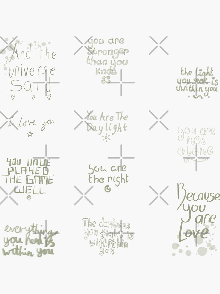 "Minecraft's end poem" Sticker for Sale by RadiantDuat | Redbubble