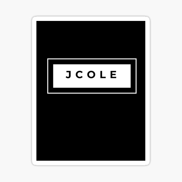 "j cole " Sticker for Sale by Morphine549270 | Redbubble